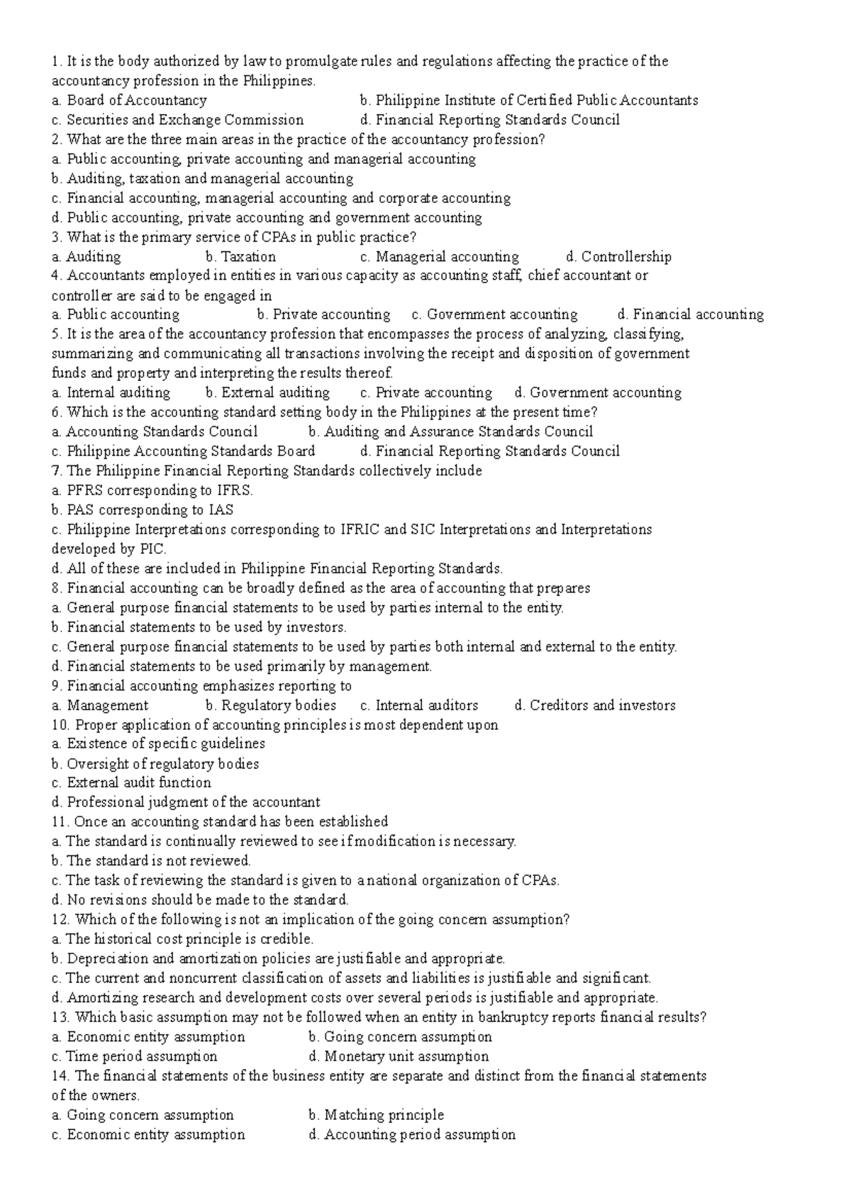 Cfasss REV - It is the body authorized by law to promulgate rules and ...