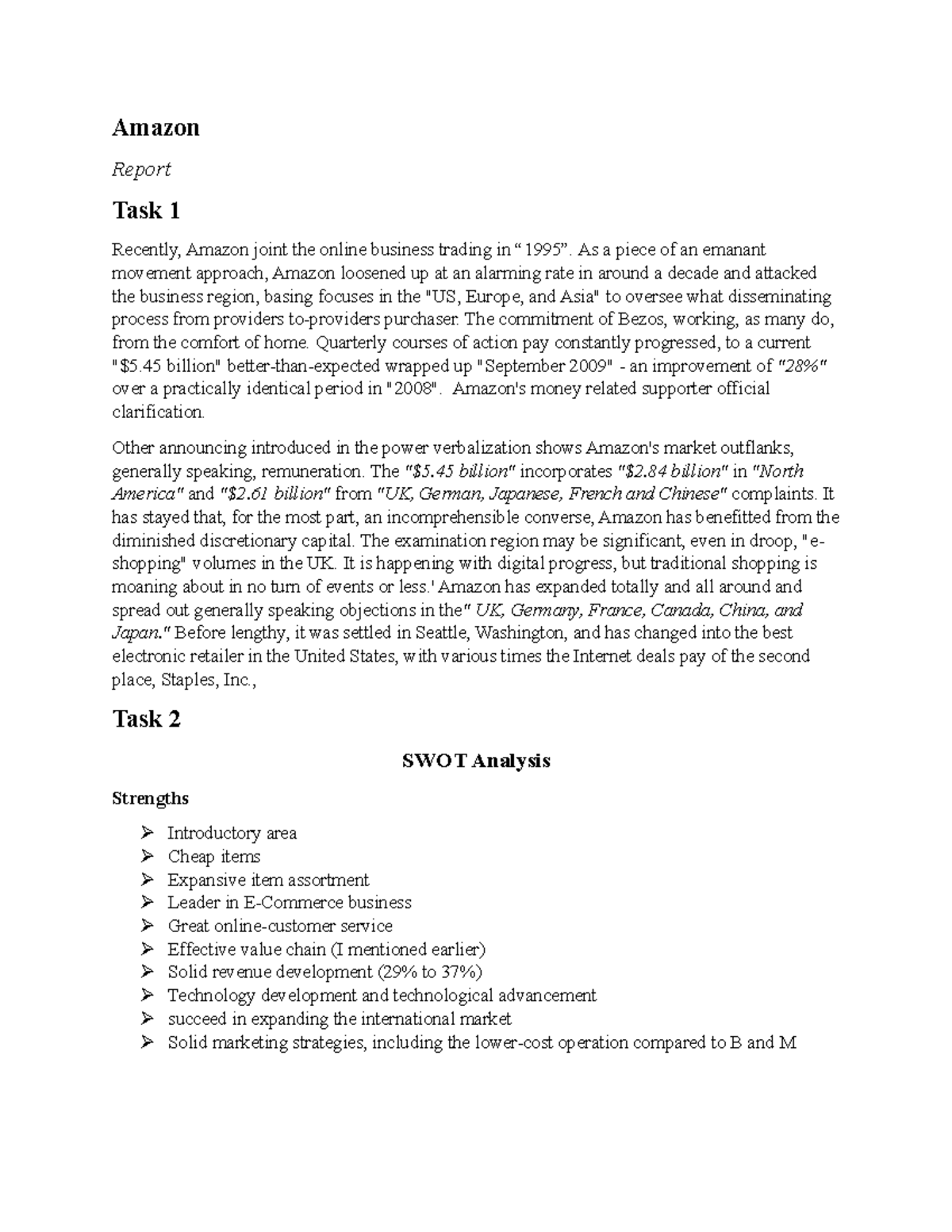 Amazon - As a piece of an emanant movement approach, Amazon loosened up ...