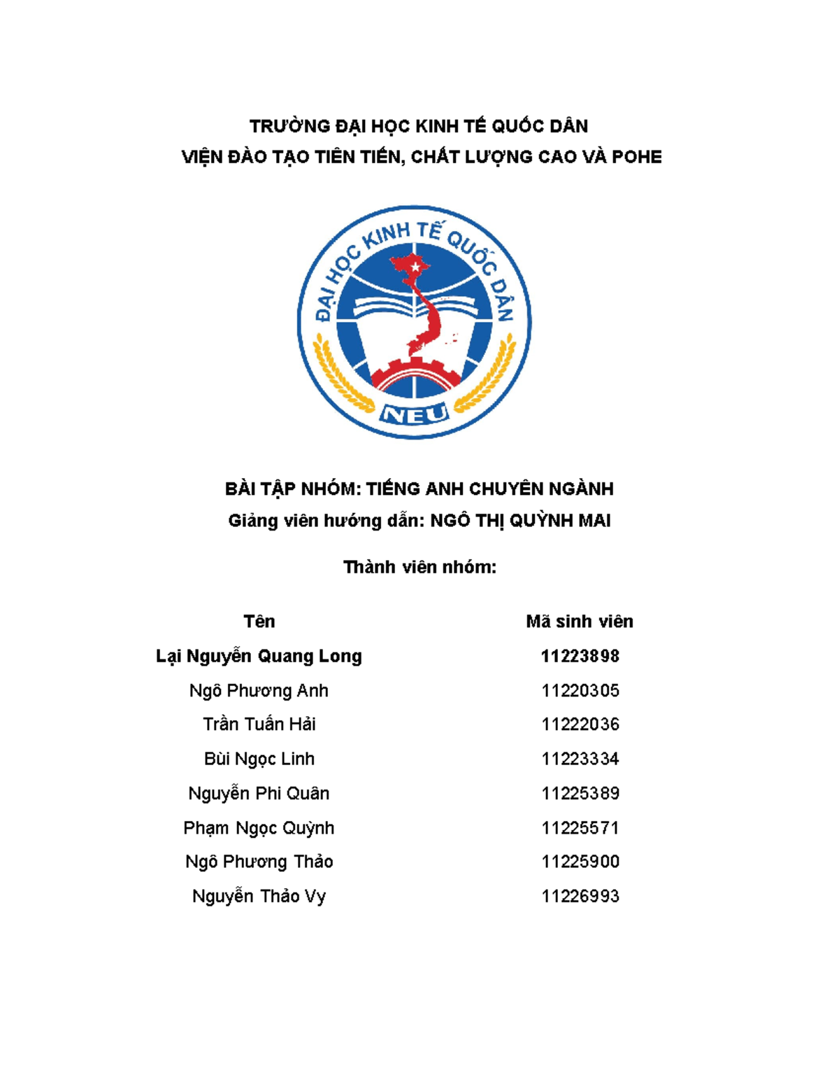 TACN Nhóm 5 - Background - TRƯỜNG ĐẠI HỌC KINH TẾ QUỐC DÂN VIỆN ĐÀO TẠO ...