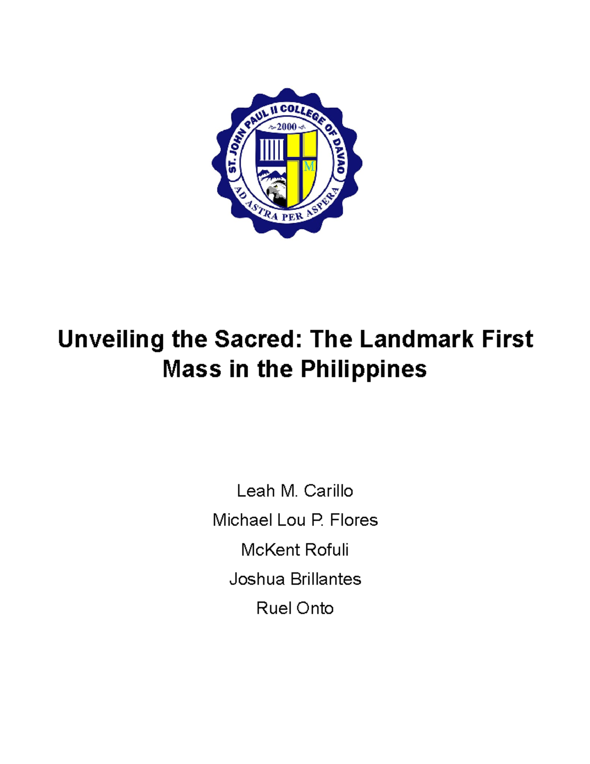 First Mass in the Philippines - Unveiling the Sacred: The Landmark ...