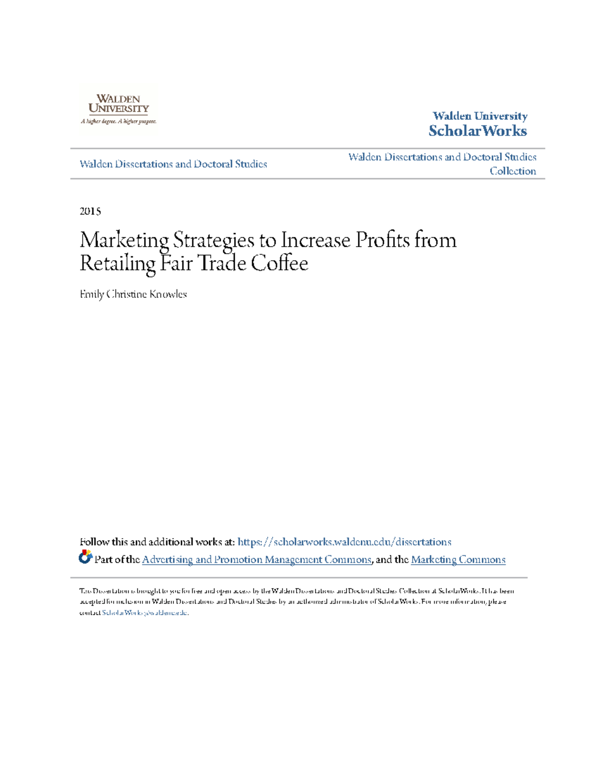 Marketing Strategies to Increase Profits from Retailing Fair Trad ...