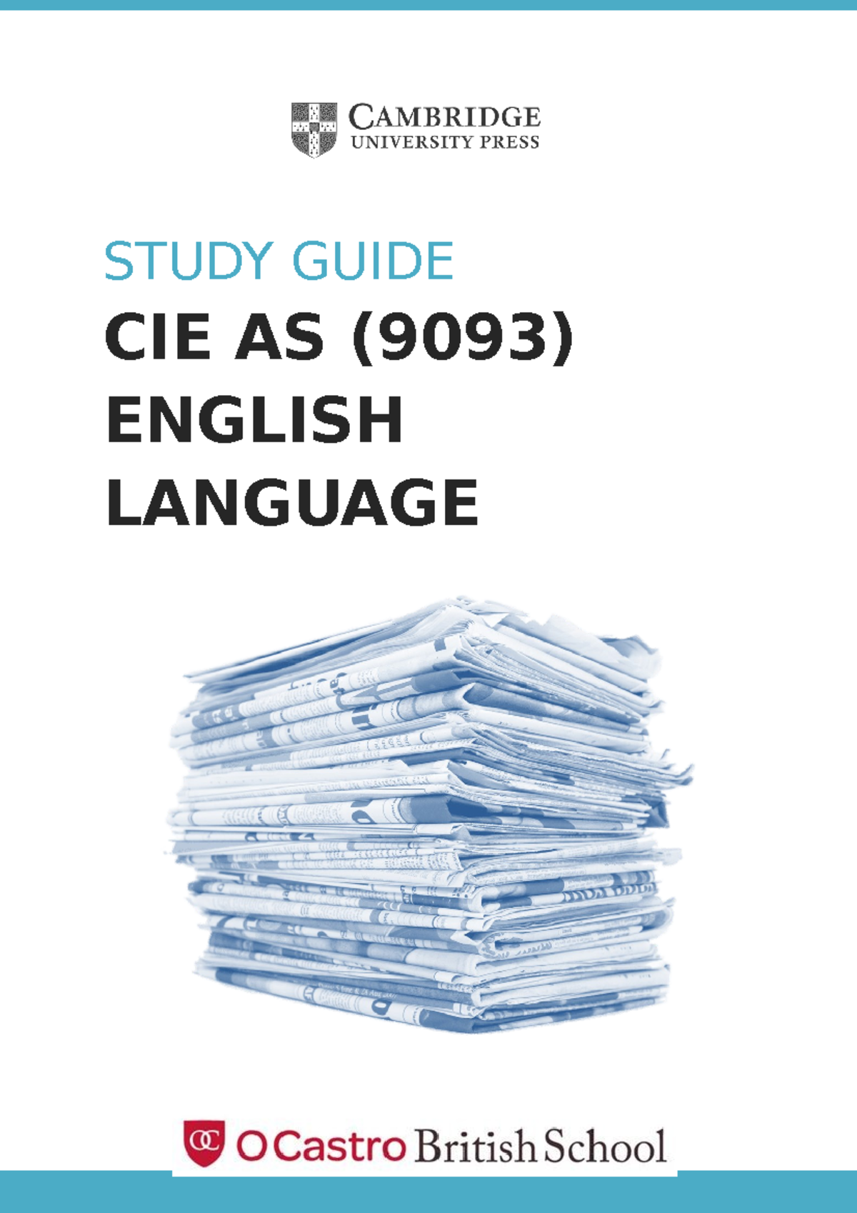 AS English LANG Notes - STUDY GUIDE CIE AS (9093) ENGLISH LANGUAGE ...