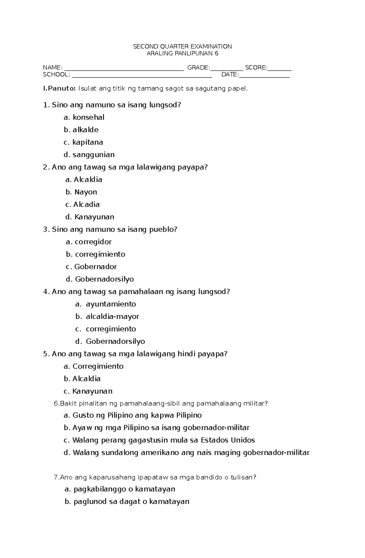 Pathfit 2 - this document is all about path fit 2 - SECOND QUARTER ...