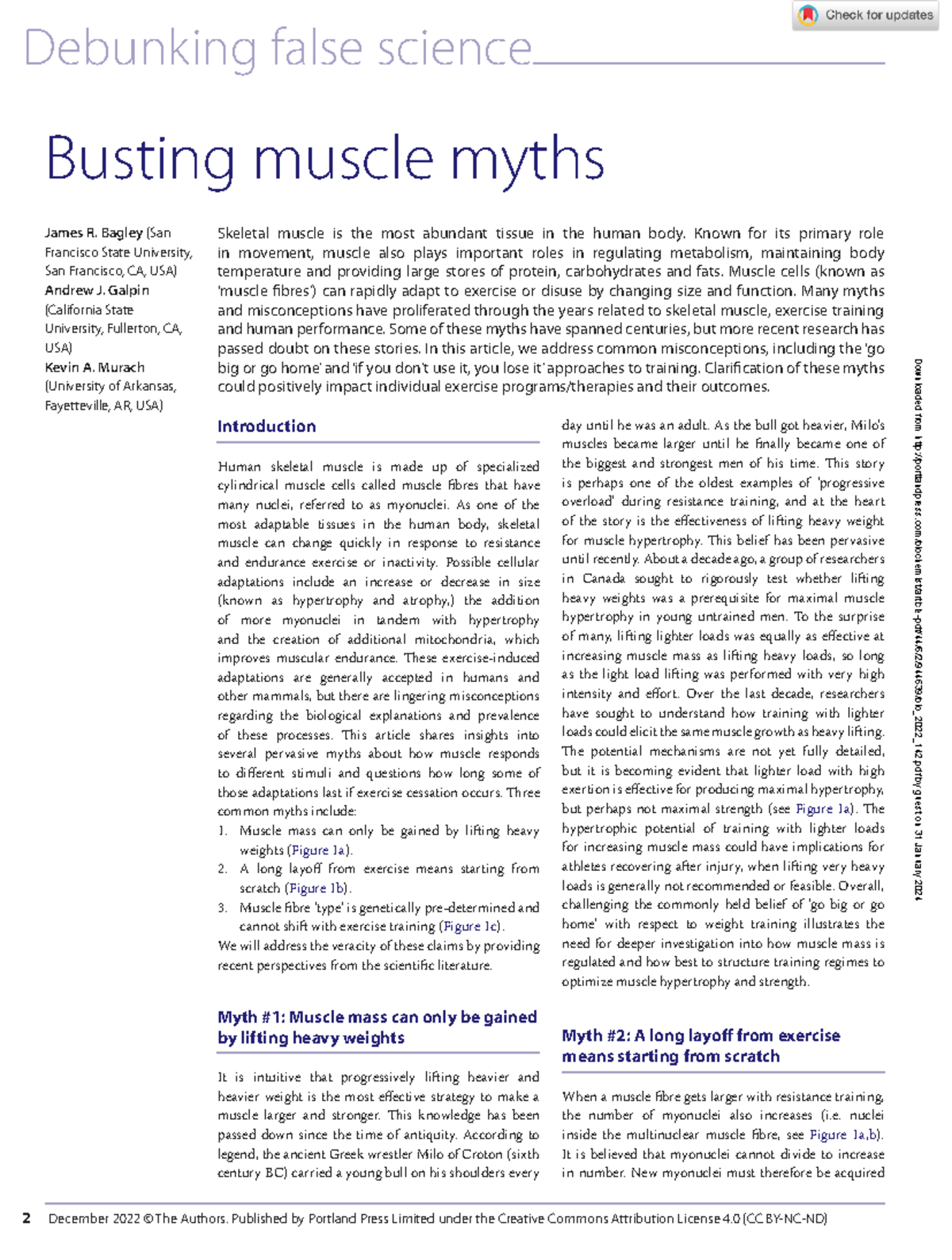 Busting muscle myths - exercise physiology - Busting muscle myths ...