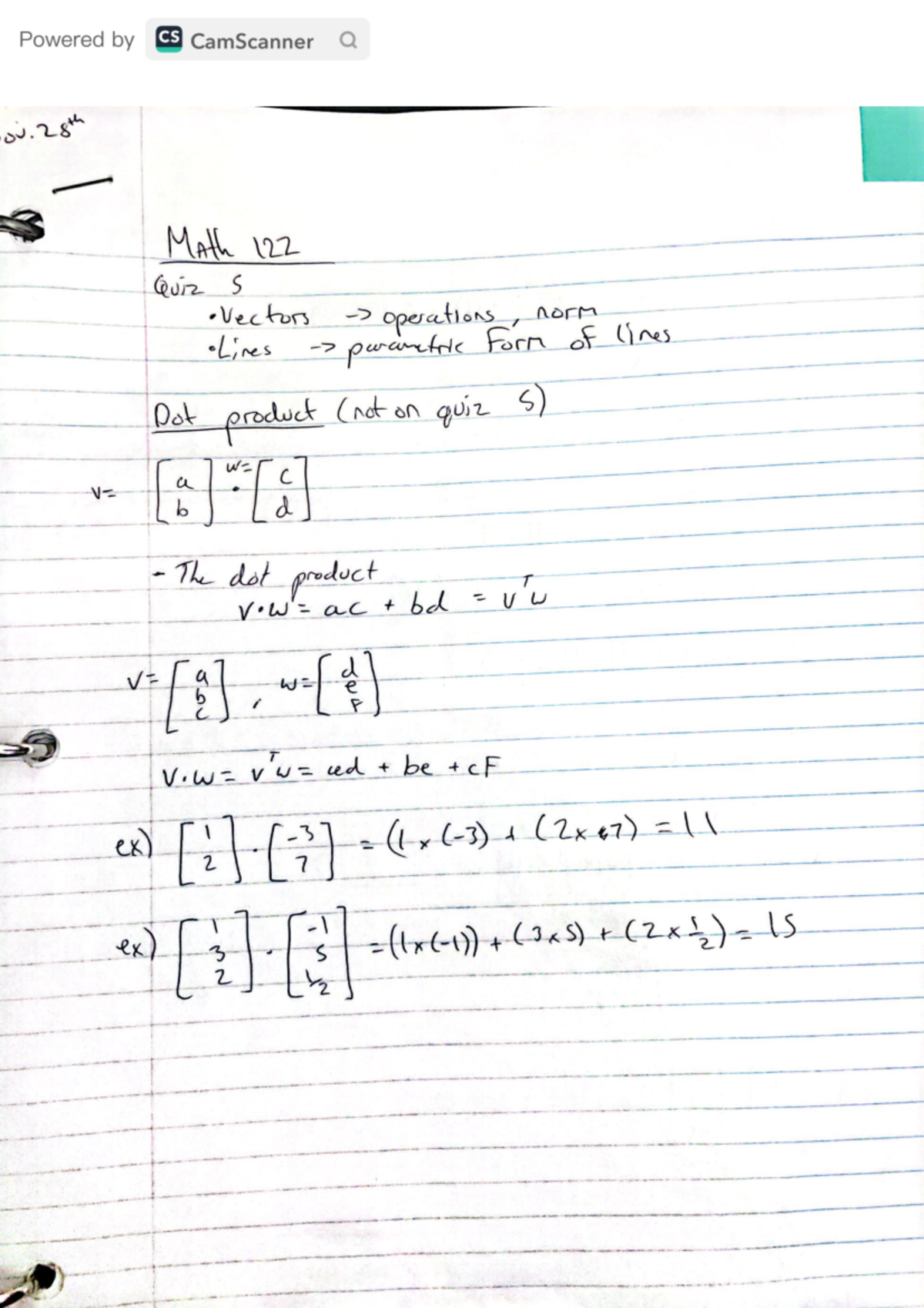 Math122-lecture-nov28 - MATH 122 - Studocu