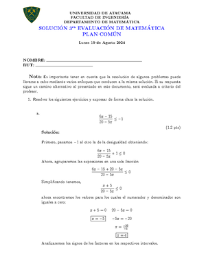 Formulas Generales Matematica - Matematicas PAES - Studocu