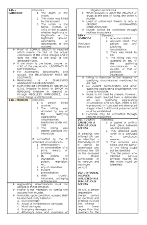 Summary OF Statcon - reviewer - Topic / Maxim RATIO LEGIS ET ANIMA (the ...