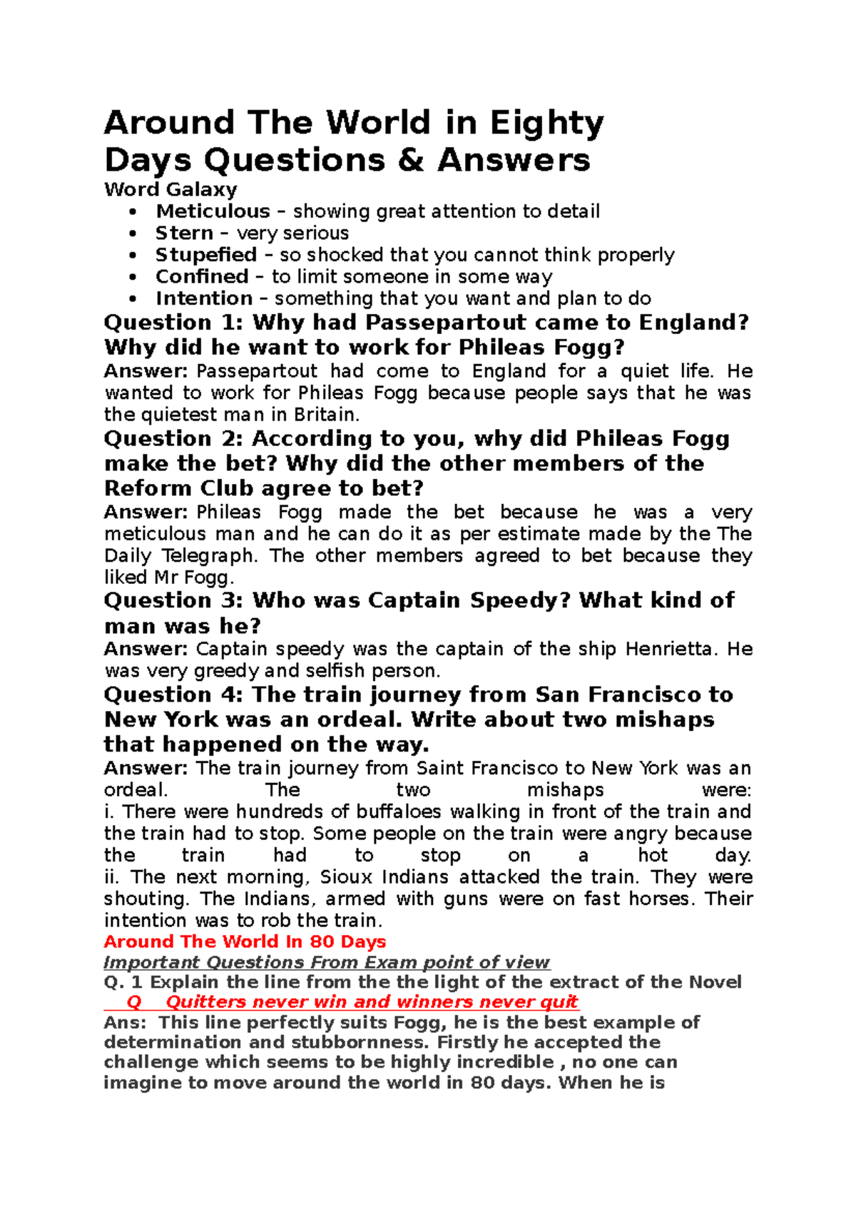 Around The World in Eighty Days - Around The World in Eighty Days ...