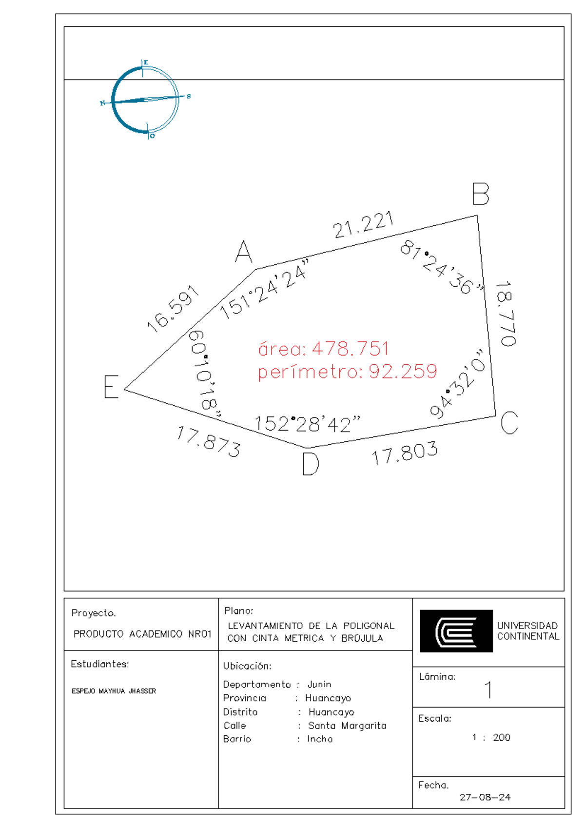 Traba TOPO-Layout 1 - informe semana 4 - E S N o B 21 A 16 1512424 87 ...