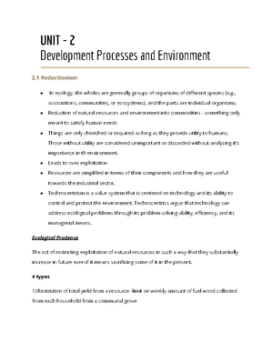 SOC541C UNIT - 1 - Summaries of reading materials and lecture notes for ...