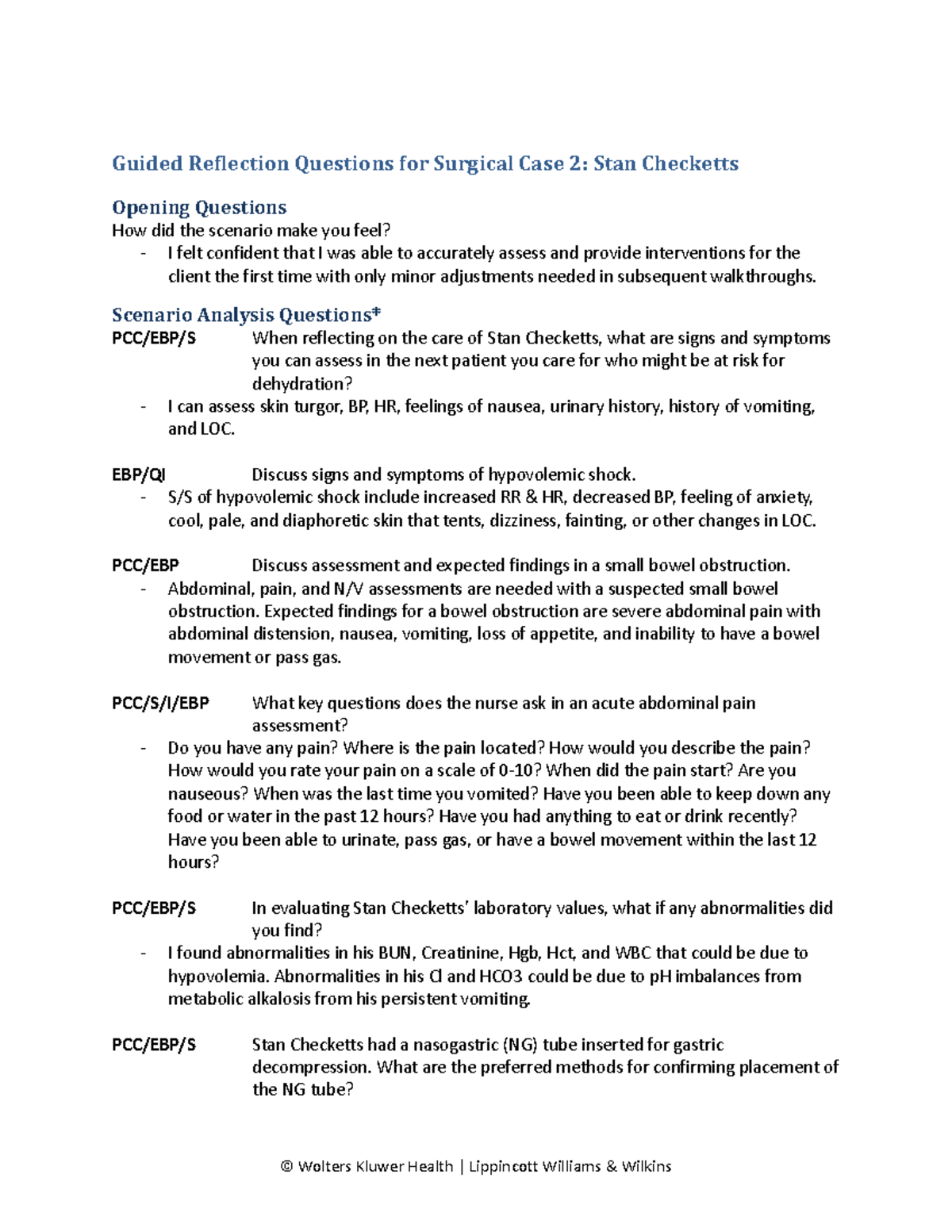 vSim 2.0 Surgical Case02 Stan Checketts GRQ - Guided Reflection ...