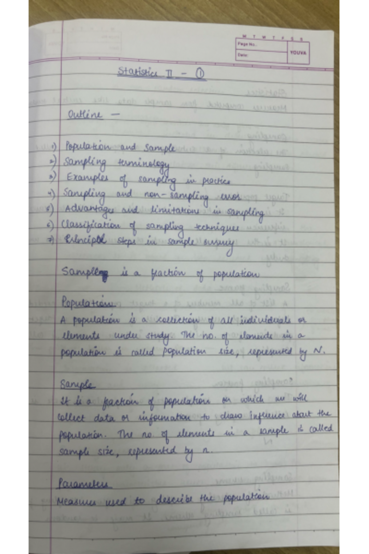 Statistice notes - Mathematics: Applications and Interpretation SL ...