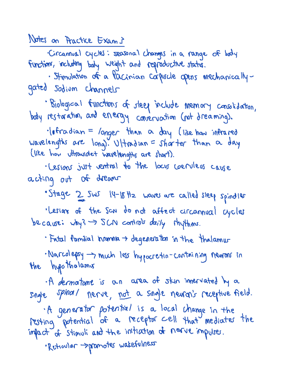 PSYC 321 exam 3 notes - Dr. Shaffer - ####### Notes on Practice Exams ...