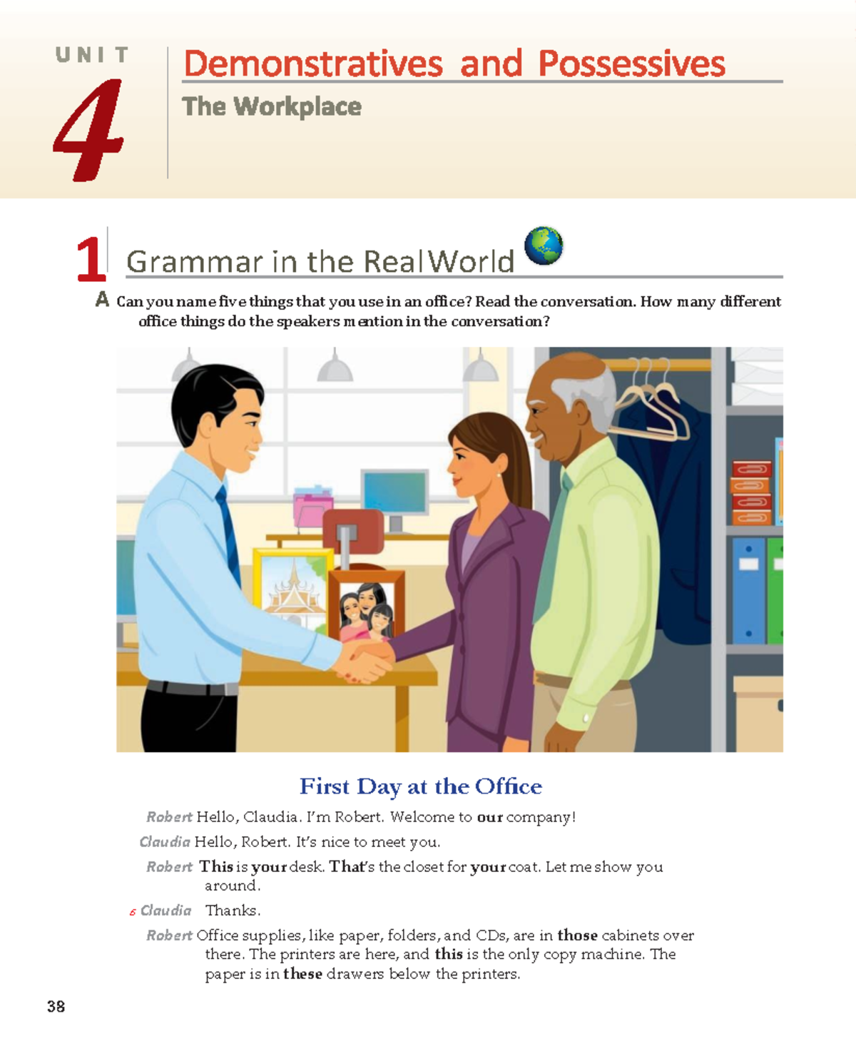Homework 2 - Ingles - 1 Grammar in the Real World A Can you name five ...