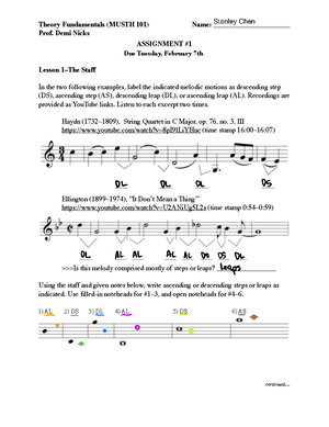 Music Theory Notes - 8/28/ Music Theory Notes + Download e-book via ...