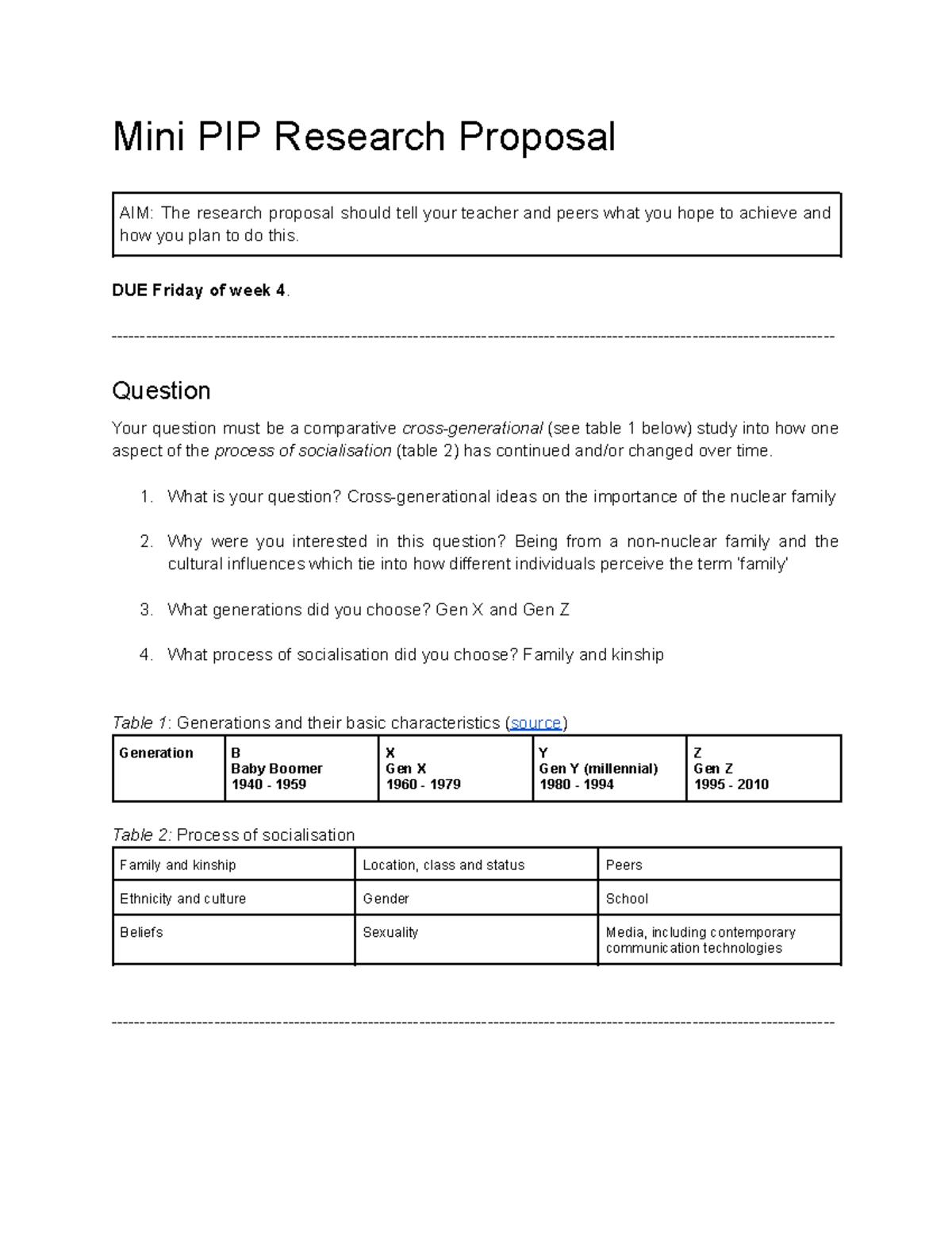 Scaffold - Mini PIP Research Proposal - Mini PIP Research Proposal AIM ...
