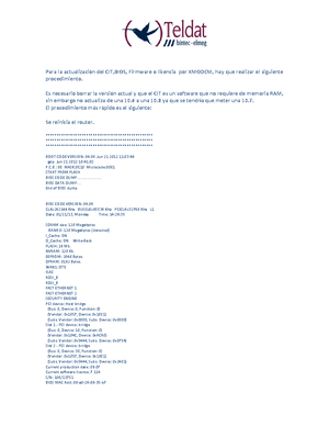 Comandos Teldat - Resumen - Teldat Router Configuración y Monitorización Doc. DM504 Rev. 8 ...