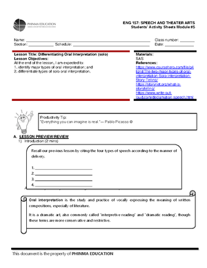 ( Lesson PLAN) Parts of the Human Body and their Functions - LESSON ...