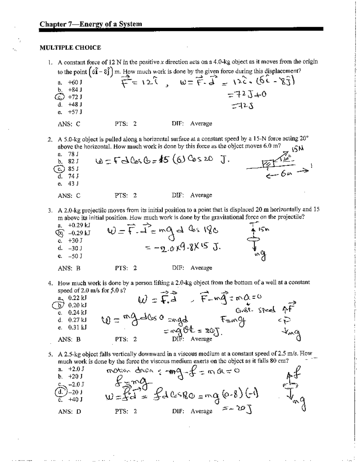 Test Bank 7 - Test Bank - Classical Mechanics - Studocu