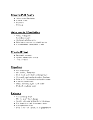 FoB - Quick Breads - Quick breads are made with chemical leavening ...