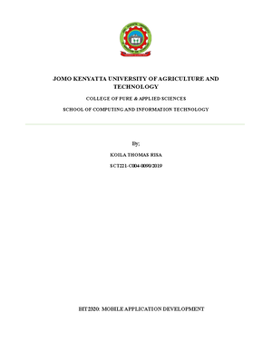 KNEC PAST Papers Computer Applications 1 - Information Technology - Studocu