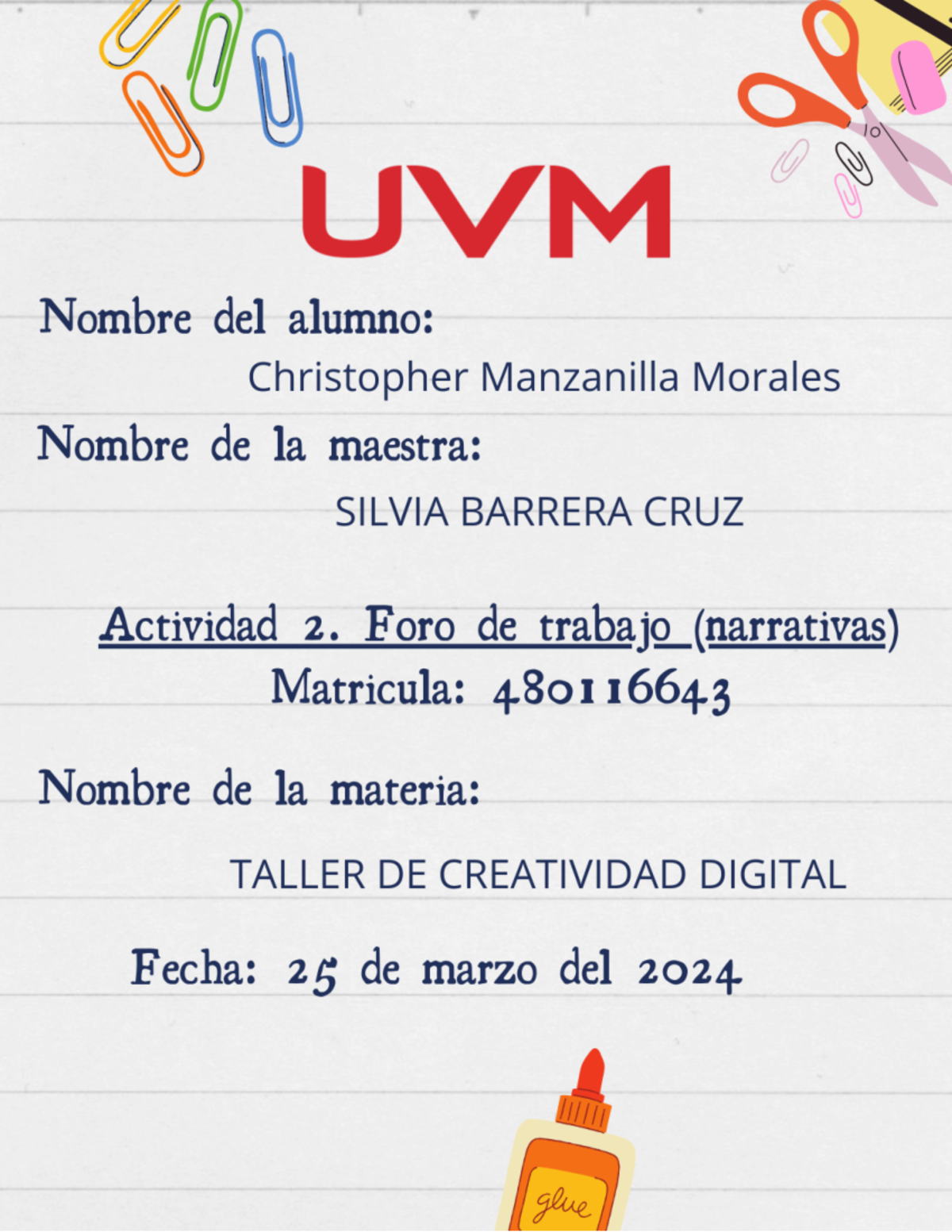 Foro- Actividad 2. Foro de trabajo (narrativas) - Narrador ...