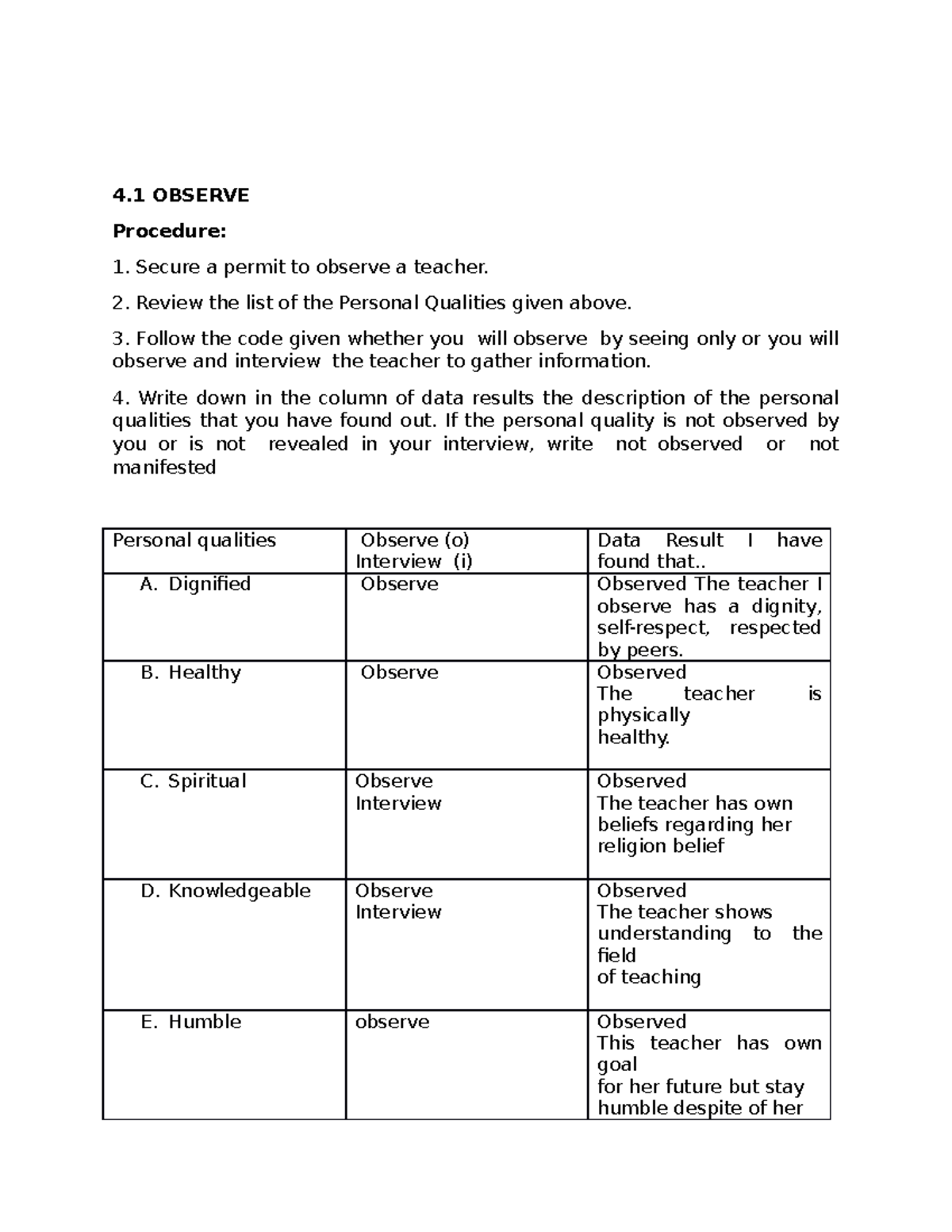Report FS1 Episode 14 - Help to their activity sheet in field study 1 ...