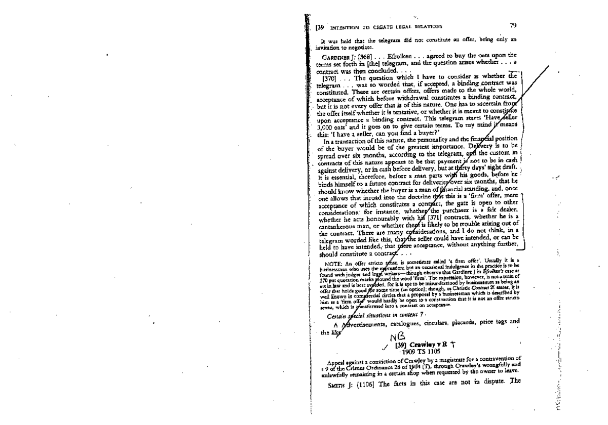 Crawley v Rex - helpful - LLB - Studocu