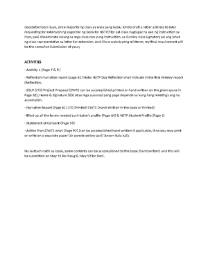 Chapter 3 Written-Report-Entrep - COLLEGE OF BUSINESS, ENTREPRENEURIAL ...