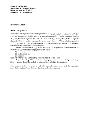 03 derivation of lagrange-NC - Numerical Methods - Course Supervisor ...