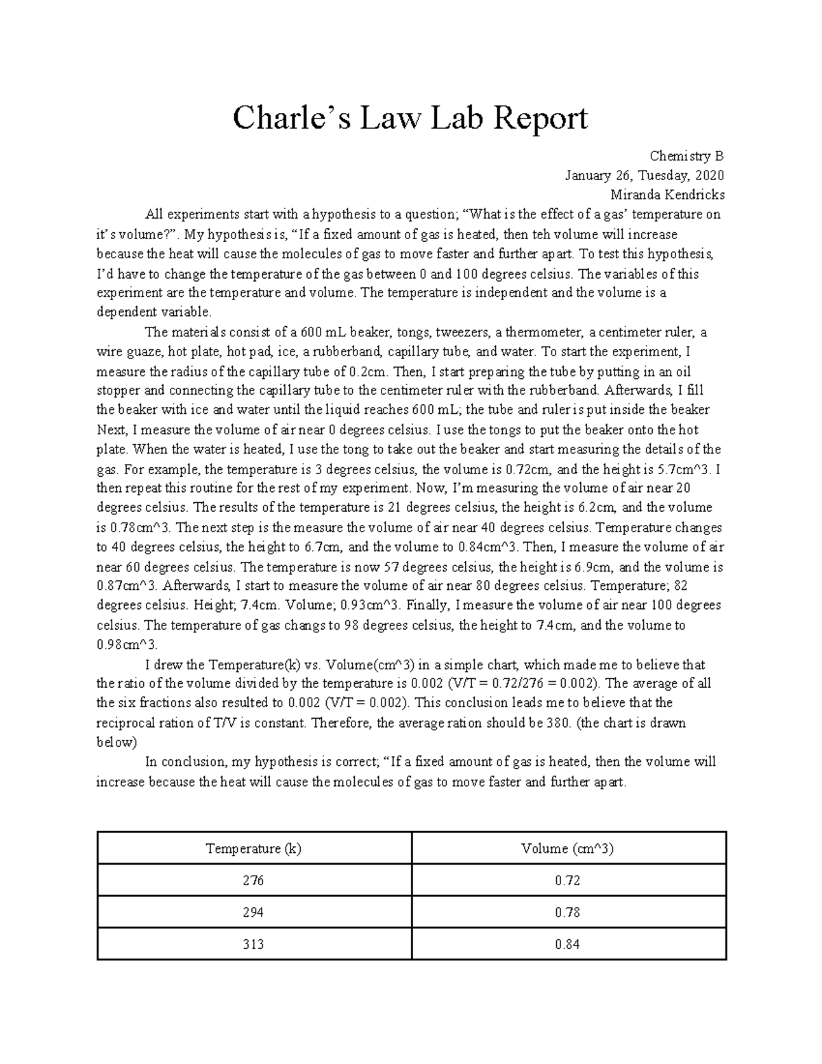7f4e1c1d421668 f81687584 dd2e25b37 - Charle’s Law Lab Report Chemistry ...