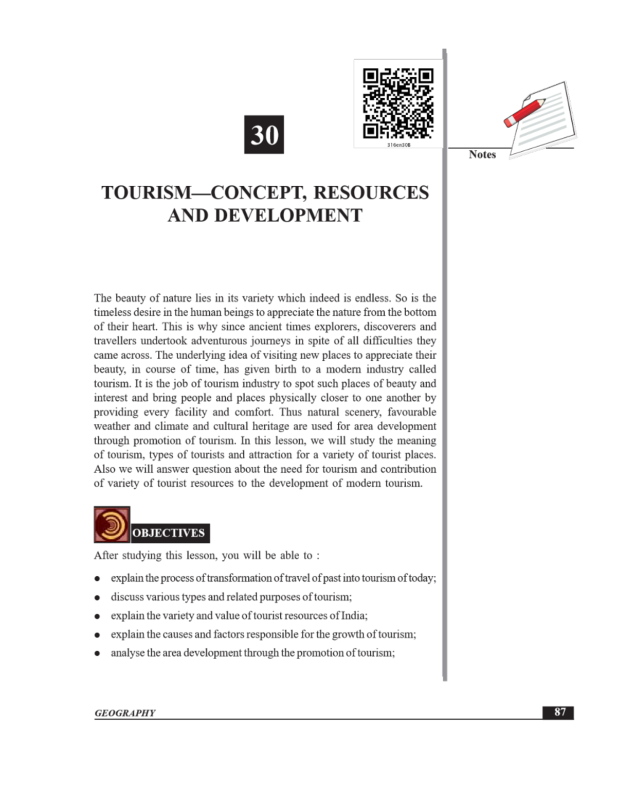 Tourism-Concept, Resources and Development - Geogarphy - Studocu