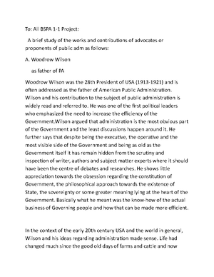 THE Three Theory OF Public Administration NEW - LANDMARK MACLANG BSPA 1 ...