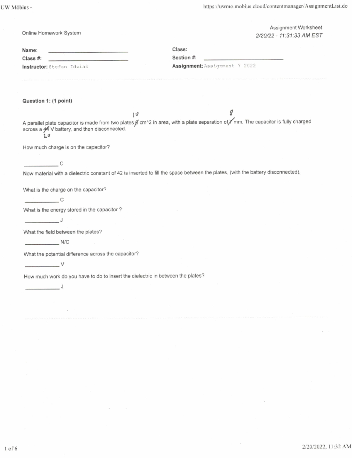Assignment 7 solutions - PHYS 259 - Studocu