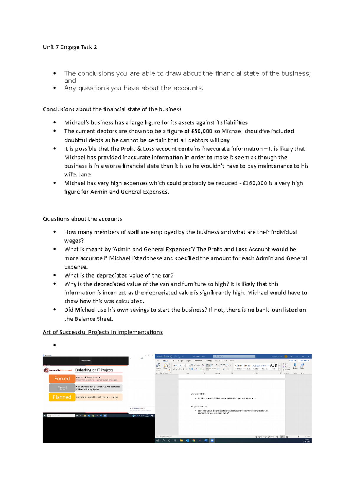 Corporate Finance Unit Engage Task - Unit 7 Engage Task 2 The ...