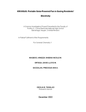 Module-4 - Puyat nako - SHS General Chemistry 1 Quarter 2 – Week 4 ...