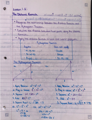 Comprehensive Geometry Formula Sheet for Quick Reference - 𝑎 2 = 𝑏 2 ...
