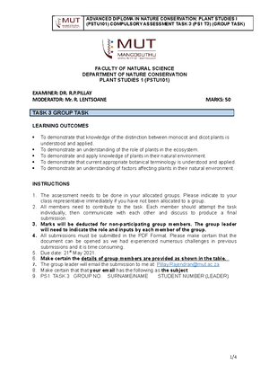 PS IV UNIT 2 Monitoring Methods VELD Assessment pdf - PLANT STUDIES IV ...