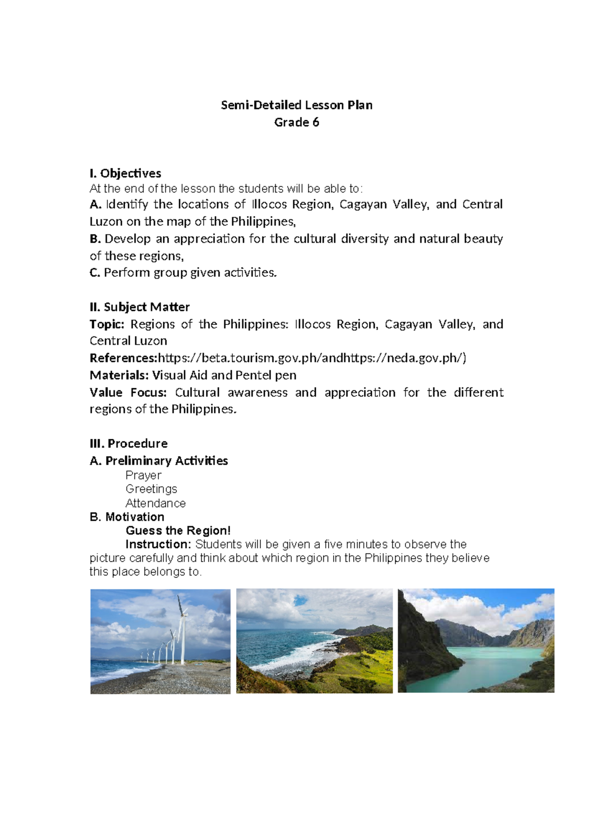 Pigan AND Paynandos 2 - vatayauiansnsan - Semi-Detailed Lesson Plan ...