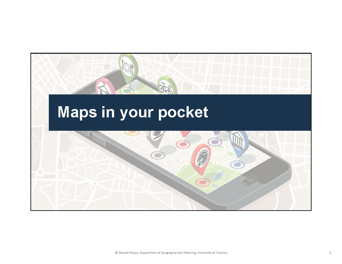 1. Introduction to Arc GIS 1. Introduction to ArcGIS. - Maps in your ...