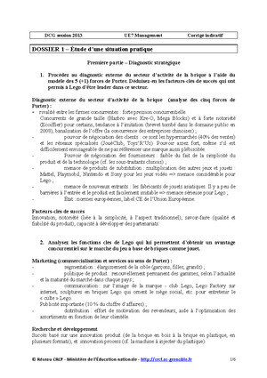 Gestion, Management et Informatique Cnaem 2013 - CONCOURS NATIONAL D’ACCÈS AUX ÉCOLES DE ...