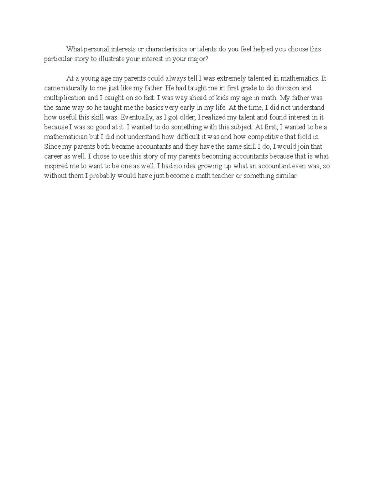 Journal Self-reflection connecting your interests personal ...