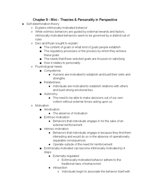 Chapter 2 Freud's Psychoanalytic Theory Lecture Notes - Chapter 2 ...