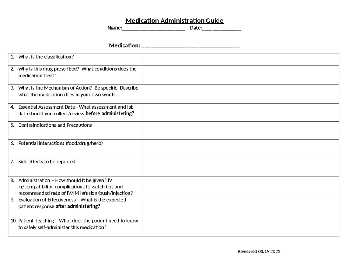 Medication Administration Guide MAG (3) - Medication Administration ...
