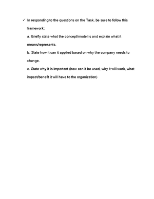 C721-Task 1 - Task 1 - Passed on 1st attempt - Change Management P ...