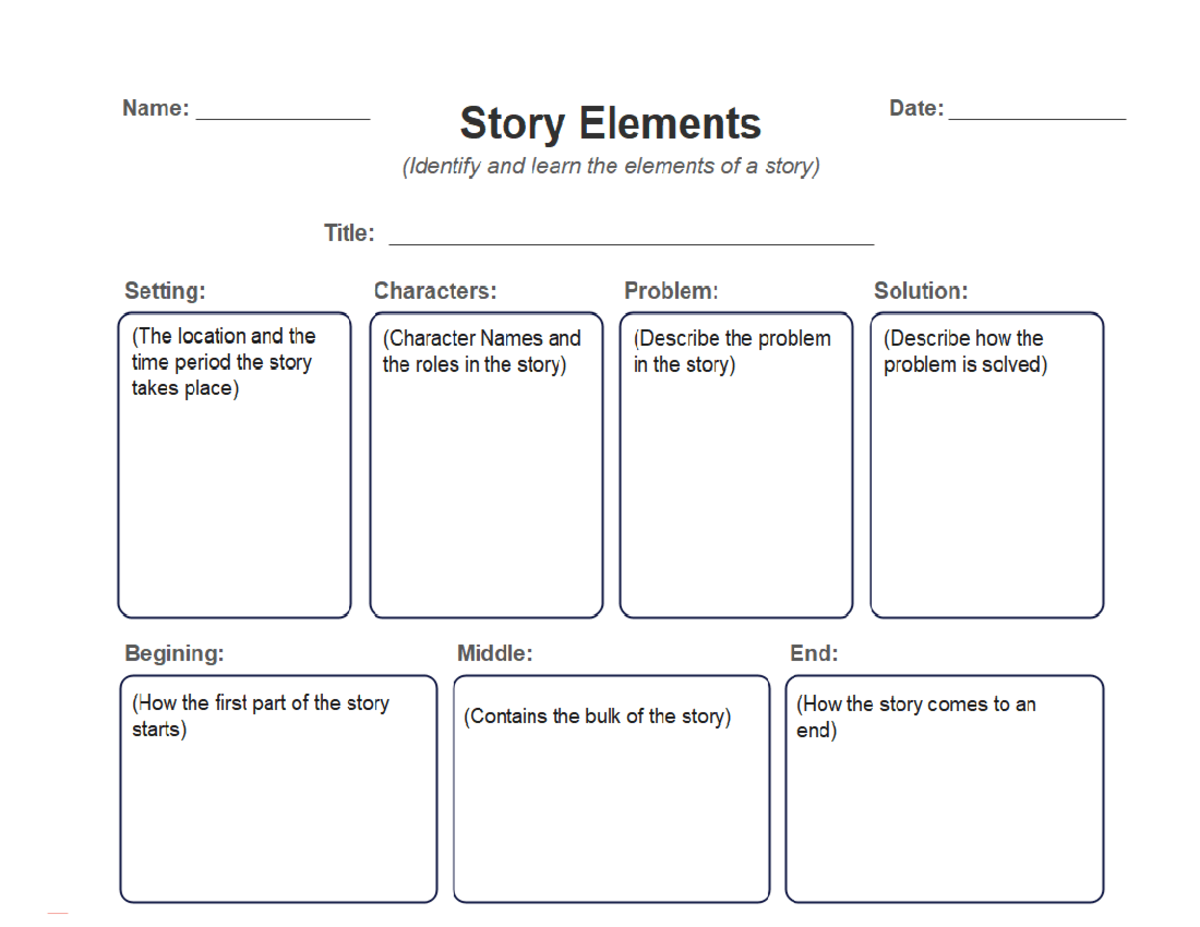 Story Elements Temple - DIAGRAMA - primaria - Studocu