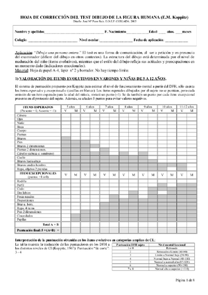 MANUAL DEL TEST CLEAVER - MANUAL PARA LA APLICACIÓN E INTERPRETACION DE ...
