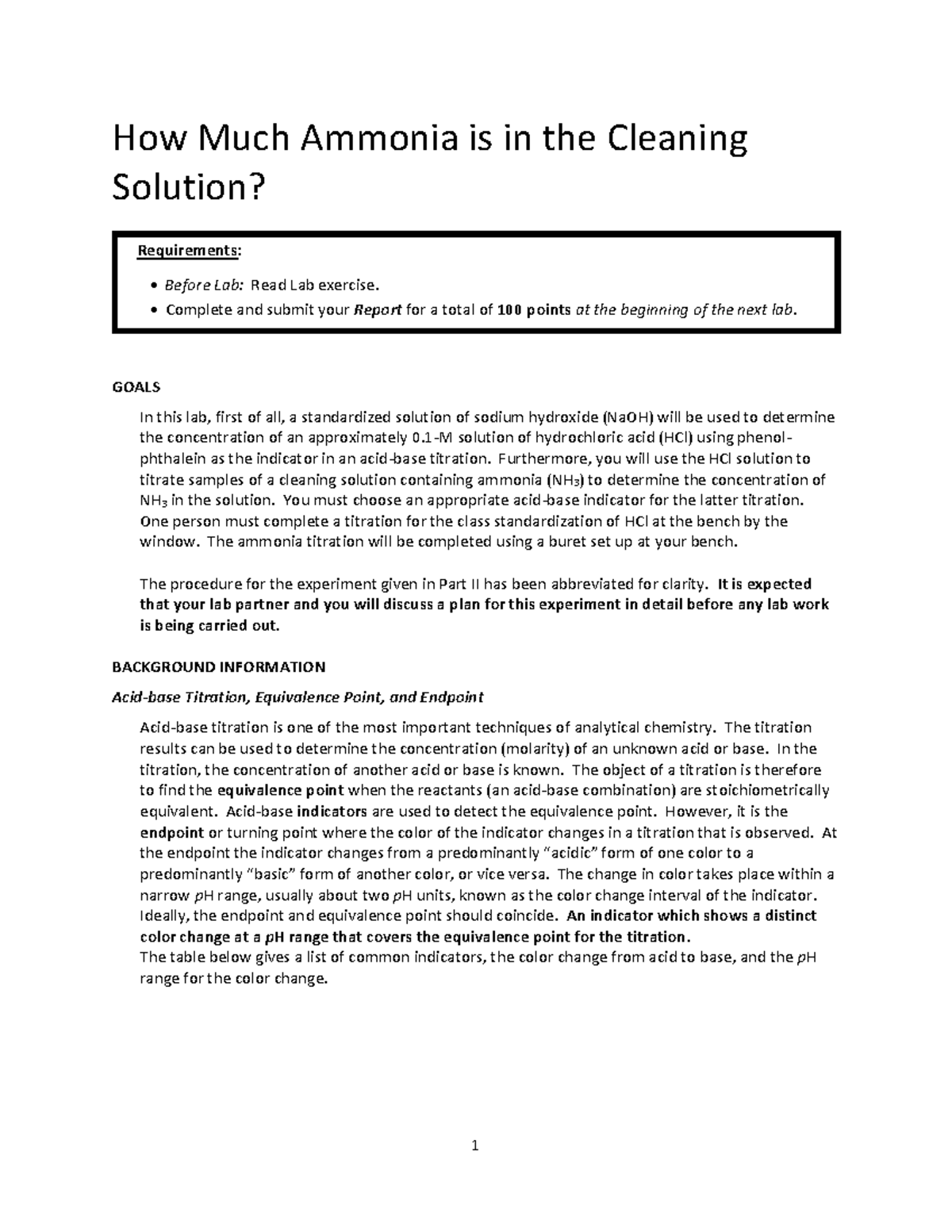 How Much Ammonia - Formal - How Much Ammonia is in the Cleaning ...