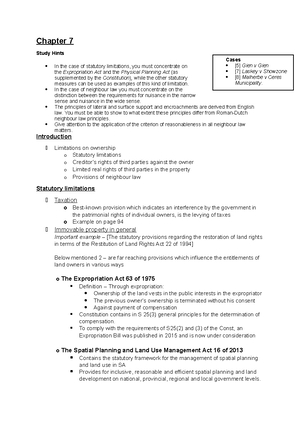 Control Possession and Holdership Cases and Questions - IURI Control ...