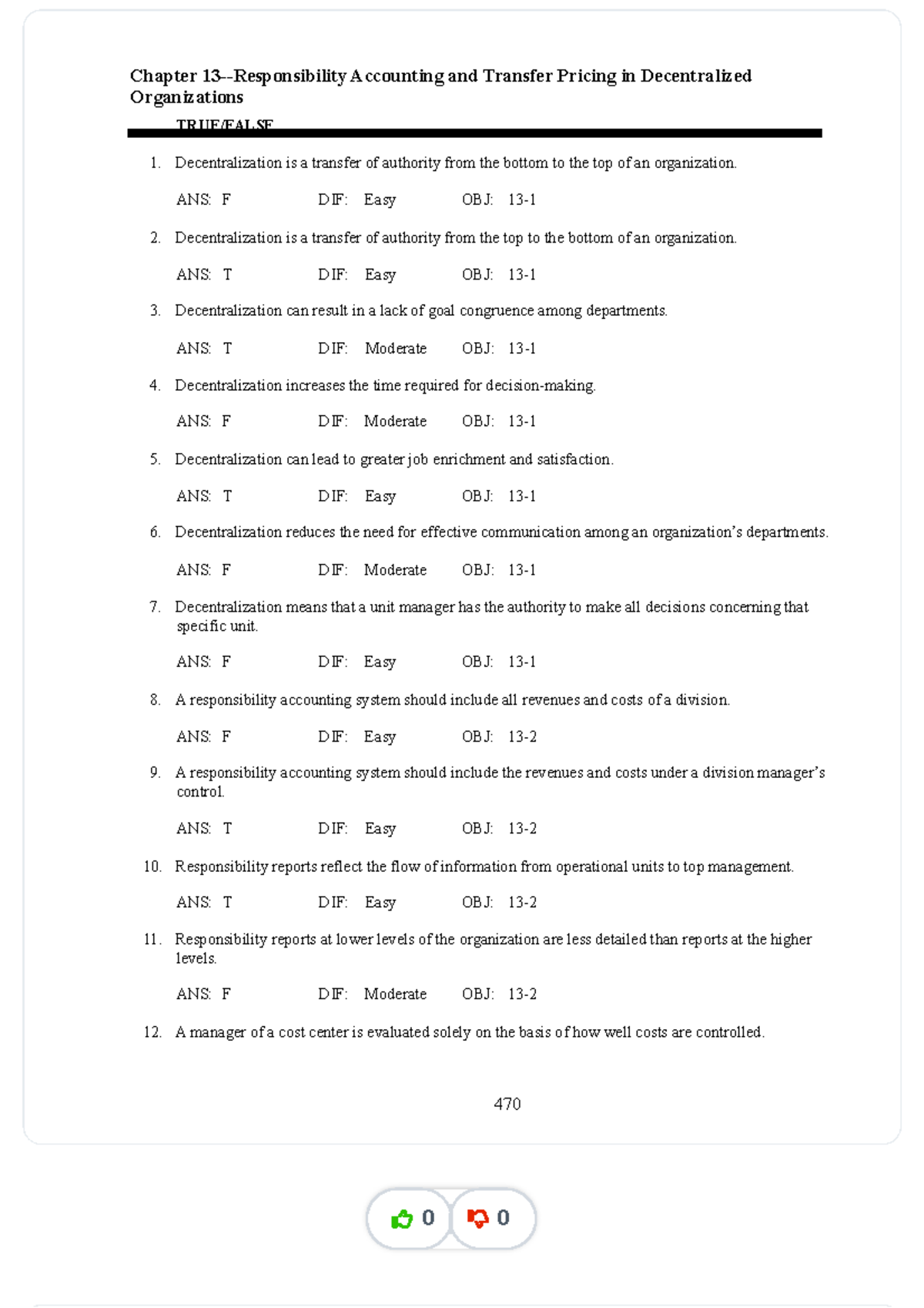 Responsibility-accounting-test-bank compress - Chapter 13 ...